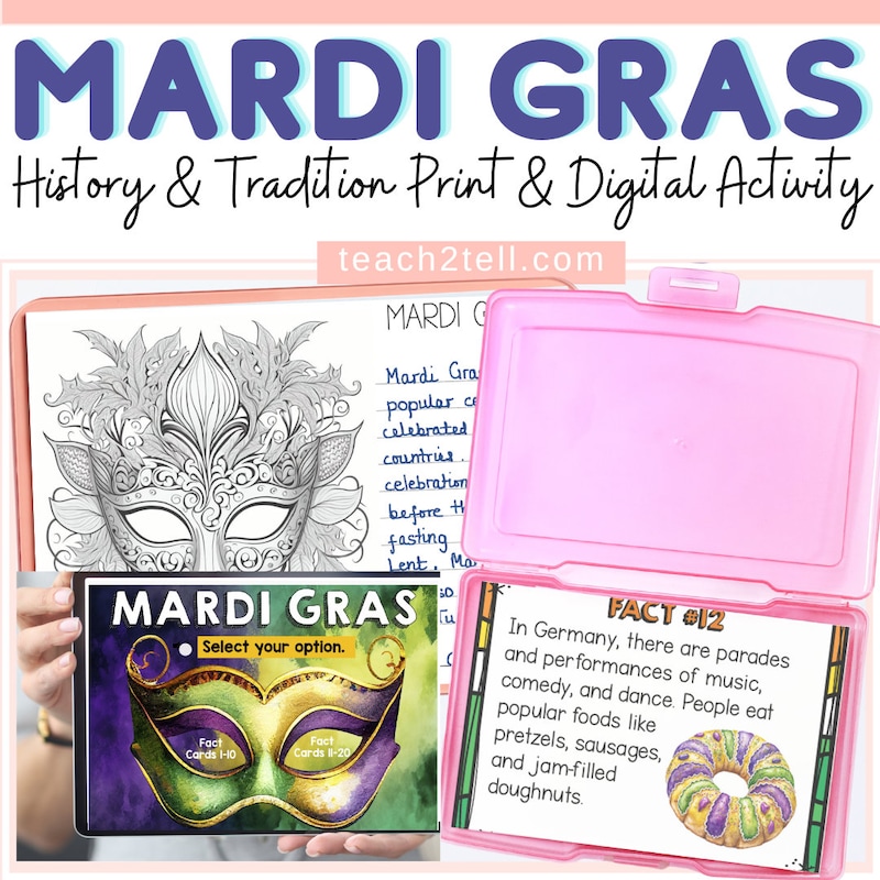 Mardi Gras Printable - Etsy