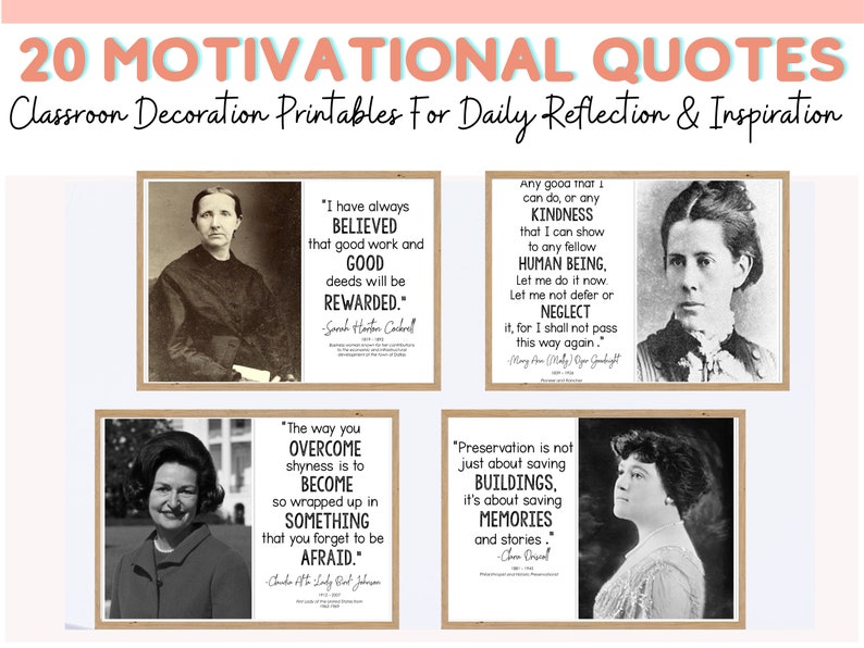 Texas Womens History Month Posters, Bulletin Board, Women in Texas ...