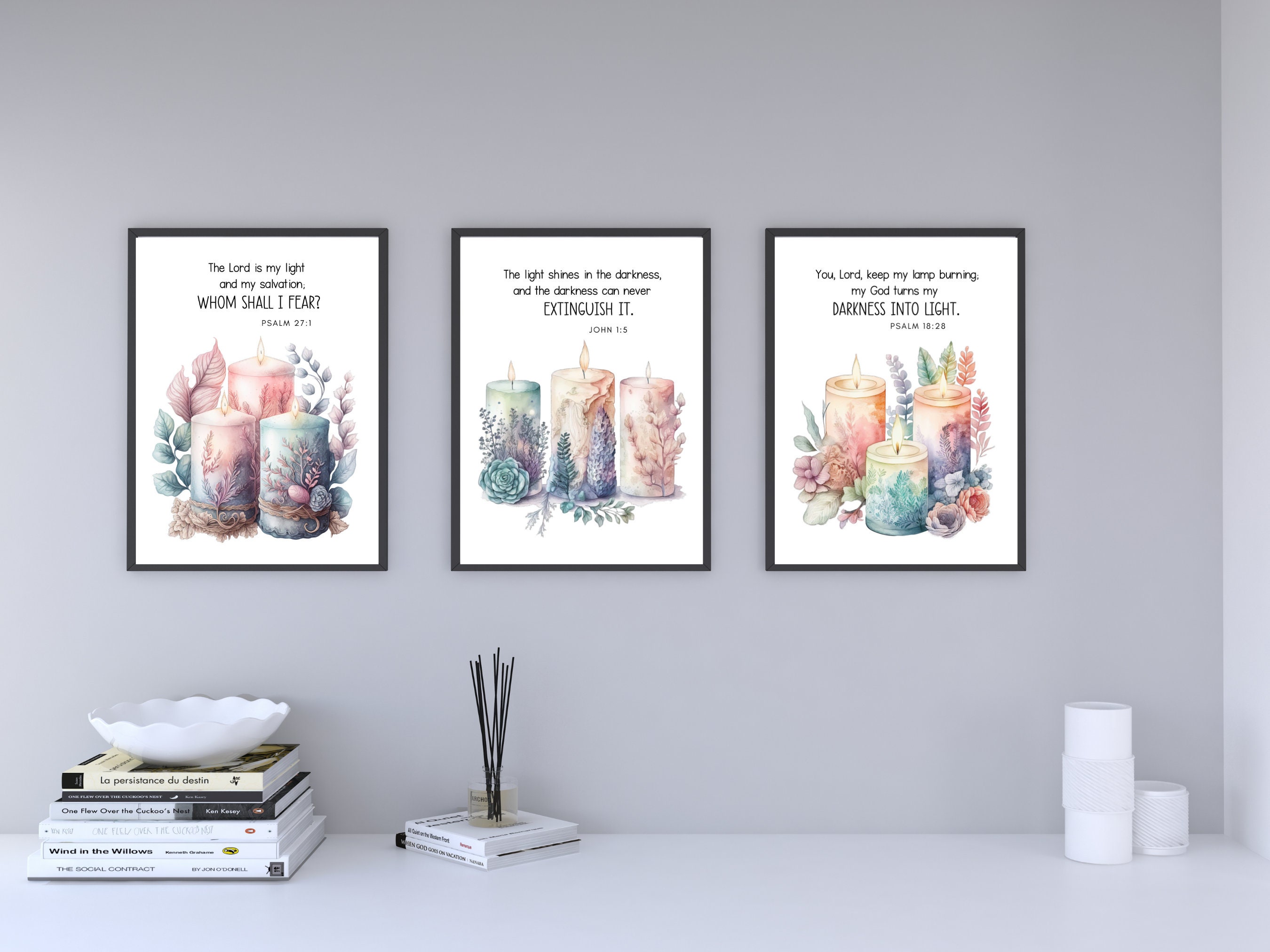 Christian Classroom Decor, Bible Verse Wall Art Posters, Christian Wall ...