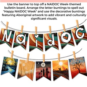 NAIDOC Week Banner: Aboriginal Art Bunting, Classroom Decor (printable ...