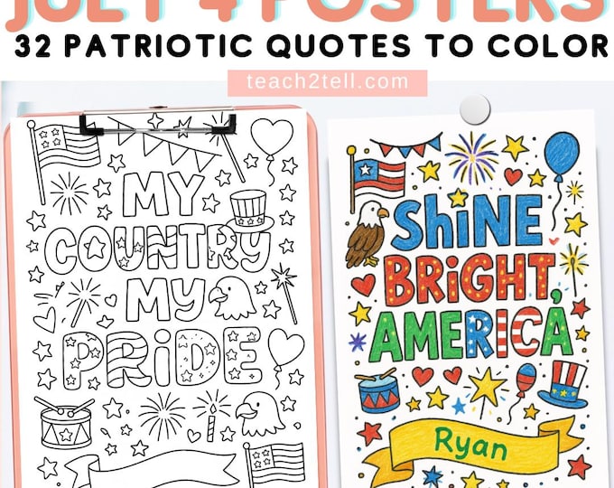 4th of July Worksheets, Independence Day Activities, Patriotic Kid's ...