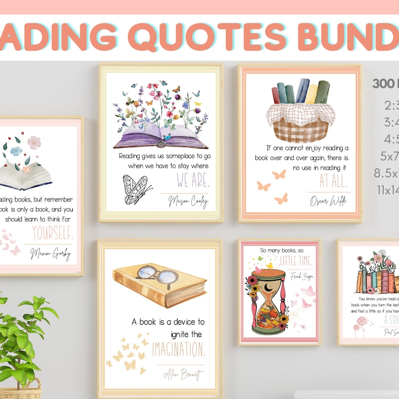 National Reading Month Posters - Etsy