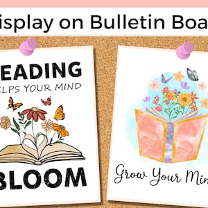 Classroom Reading Quote Posters: National Reading Month Decor (PDF) - Etsy