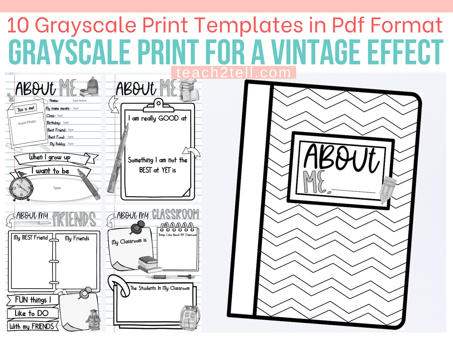 Editable All About Me Printable Back to School Teacher First Day of ...