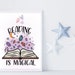 Reading is Magical Poster: Classroom Library Decor (printable) - Etsy