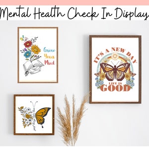 Motivational Classroom Posters: Mental Health Decor (digital Download ...