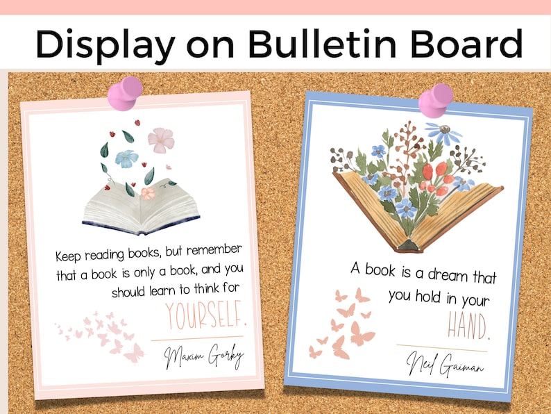 Classroom Decor Reading Posters Library Decor Classroom - Etsy