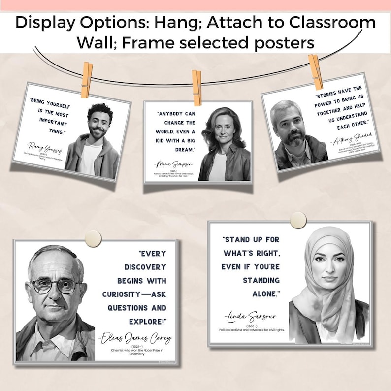 Arab American Heritage Month Posters: Inspirational Quotes (digital ...