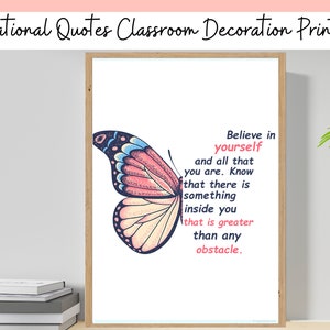 Motivational Classroom Posters: Mental Health Decor (digital Download ...