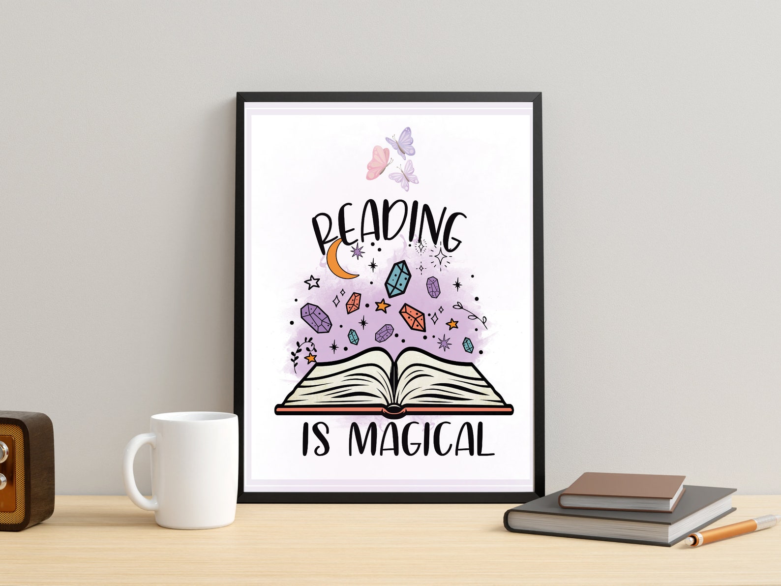 Reading Poster for Classroom, Library Poster Printable, Library Decor ...
