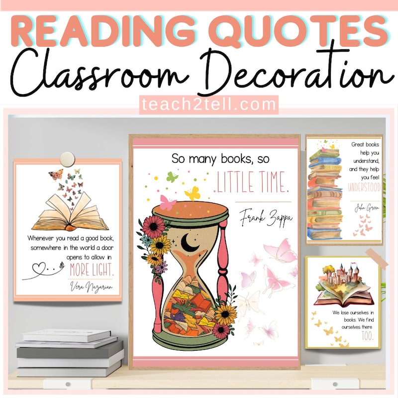 Reading Quotes - Etsy