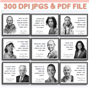 Arab American Heritage Month Posters: Inspirational Quotes (digital ...