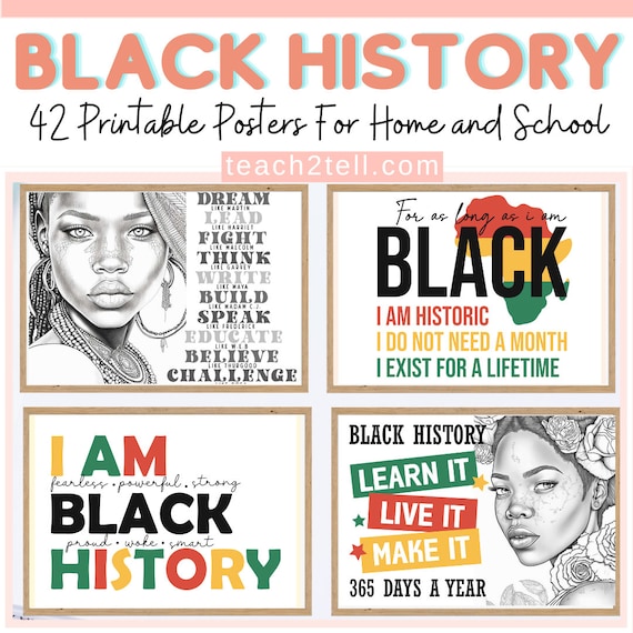 Black History Kids Poster