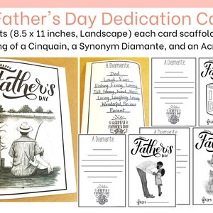 Fathers Day Activity Printable Card, Fathers Day Poem, Fathers Day ...