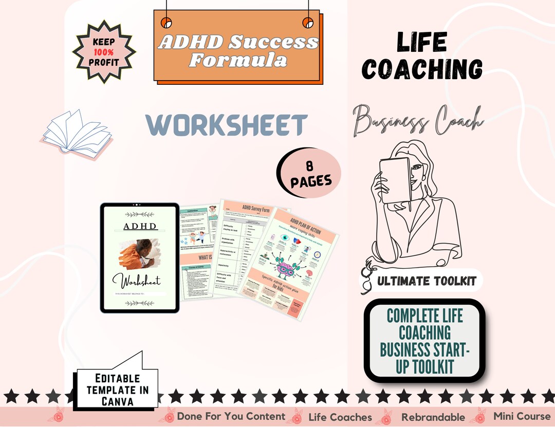 Step-by-step Guide to ADHD Success Mastering Mindset Productivity ...