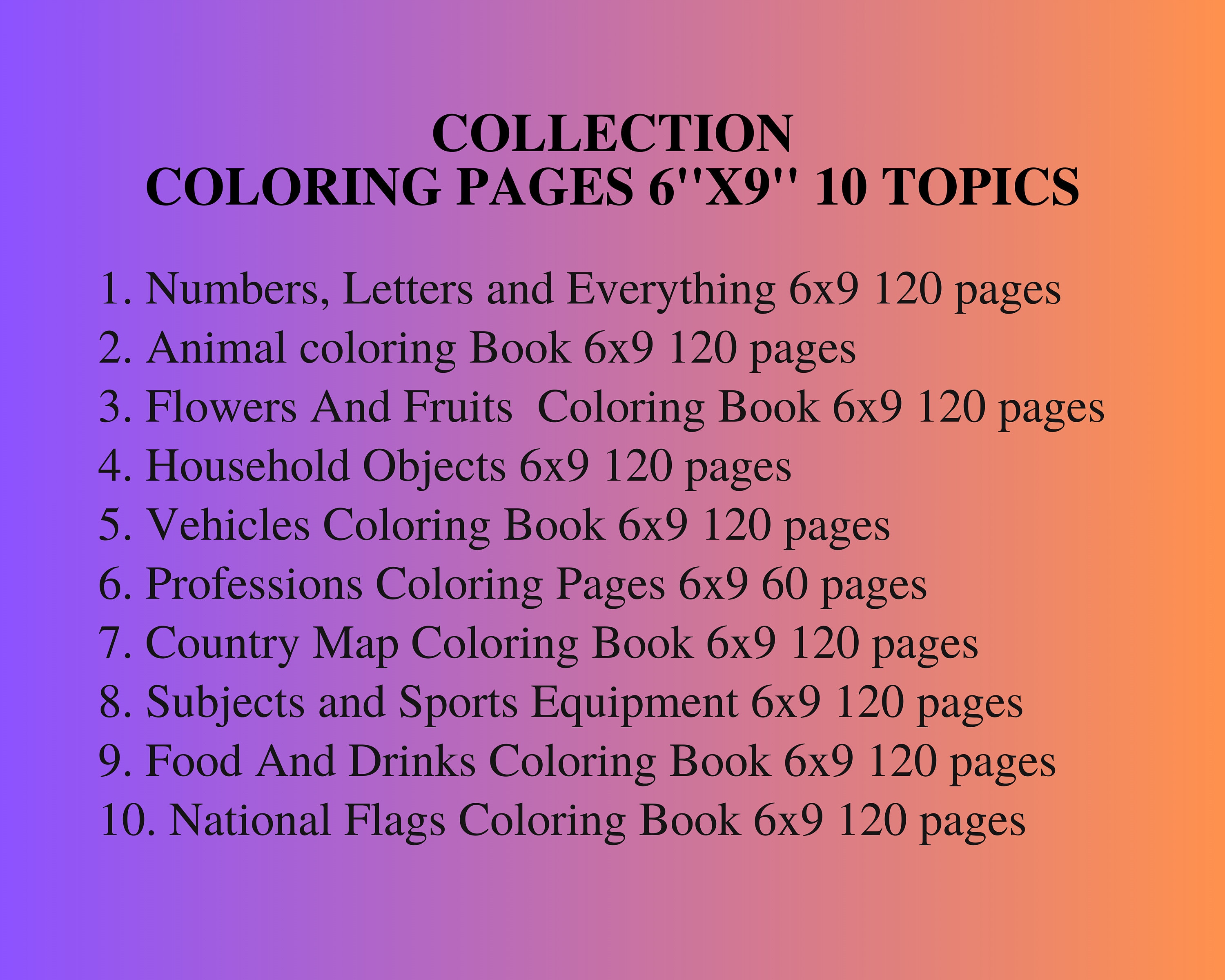 The Mega Design Bundle Coloring Pages Coloring Pages Bundle for Kids 6 ...