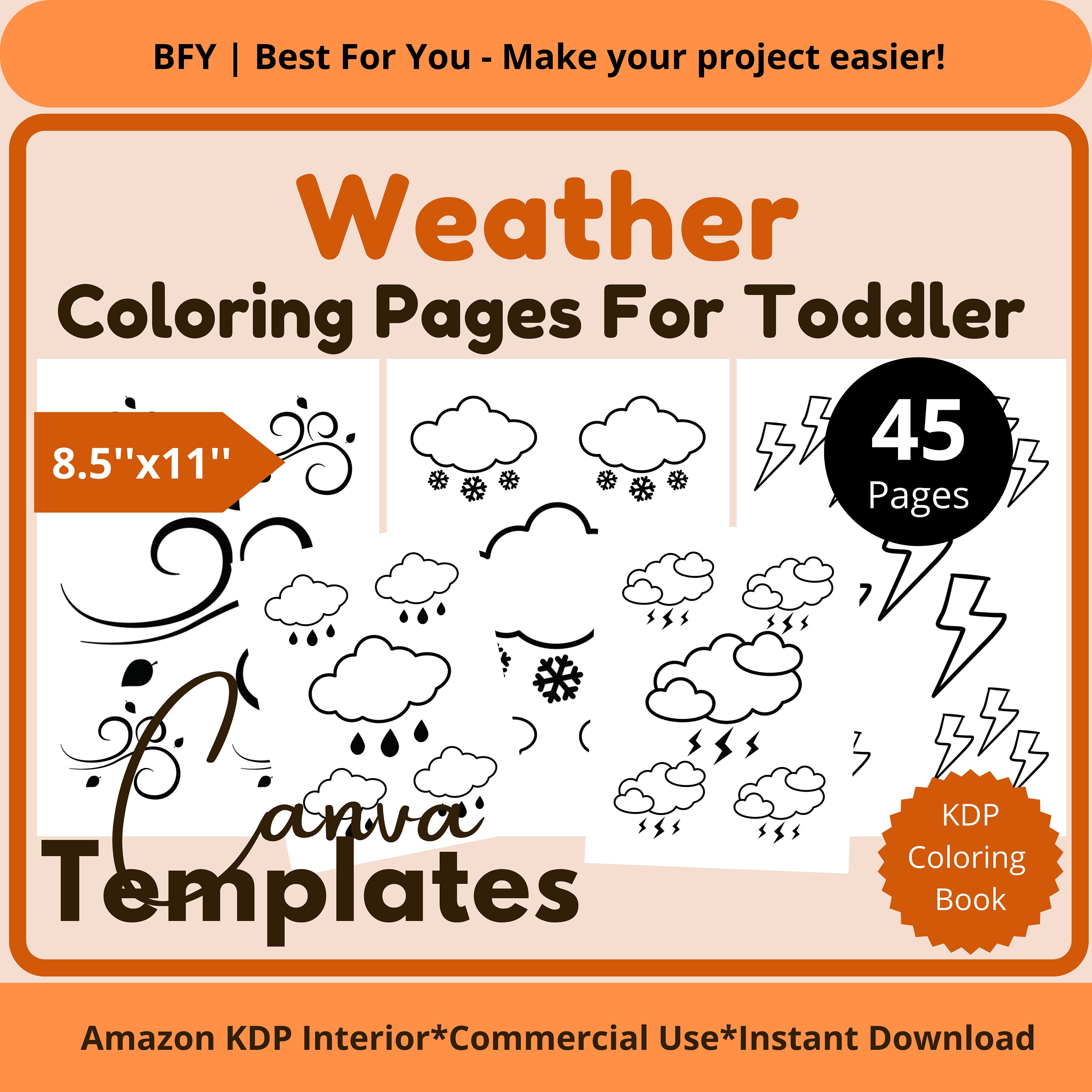 Weather Coloring Pages For Kids Printable