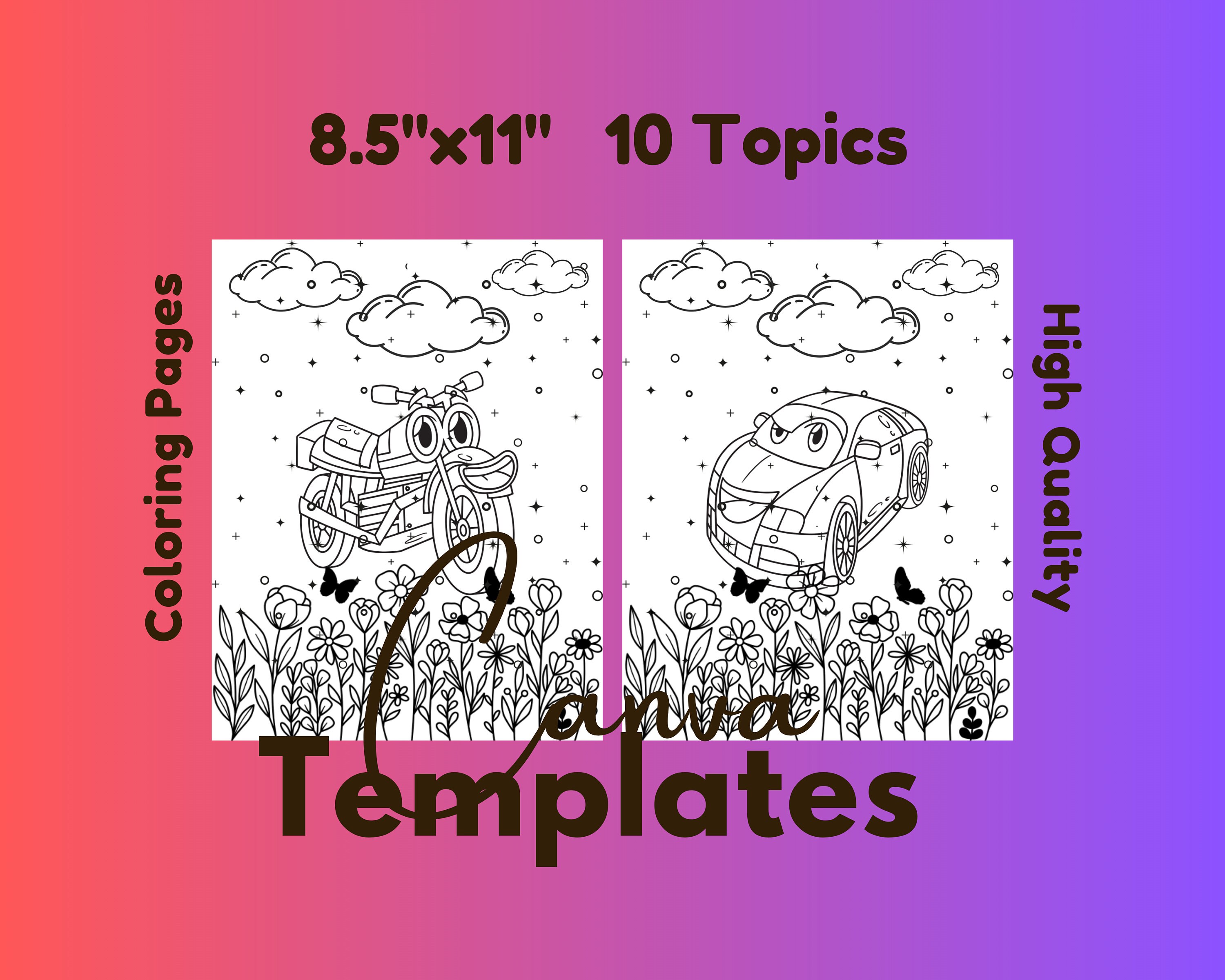 The Mega Design Bundle Coloring Pages Printable Decorative II Coloring ...