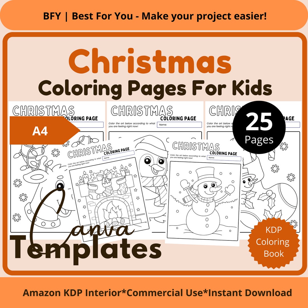 25 Christmas Coloring, Holiday & Winter Coloring Pages Printable ...
