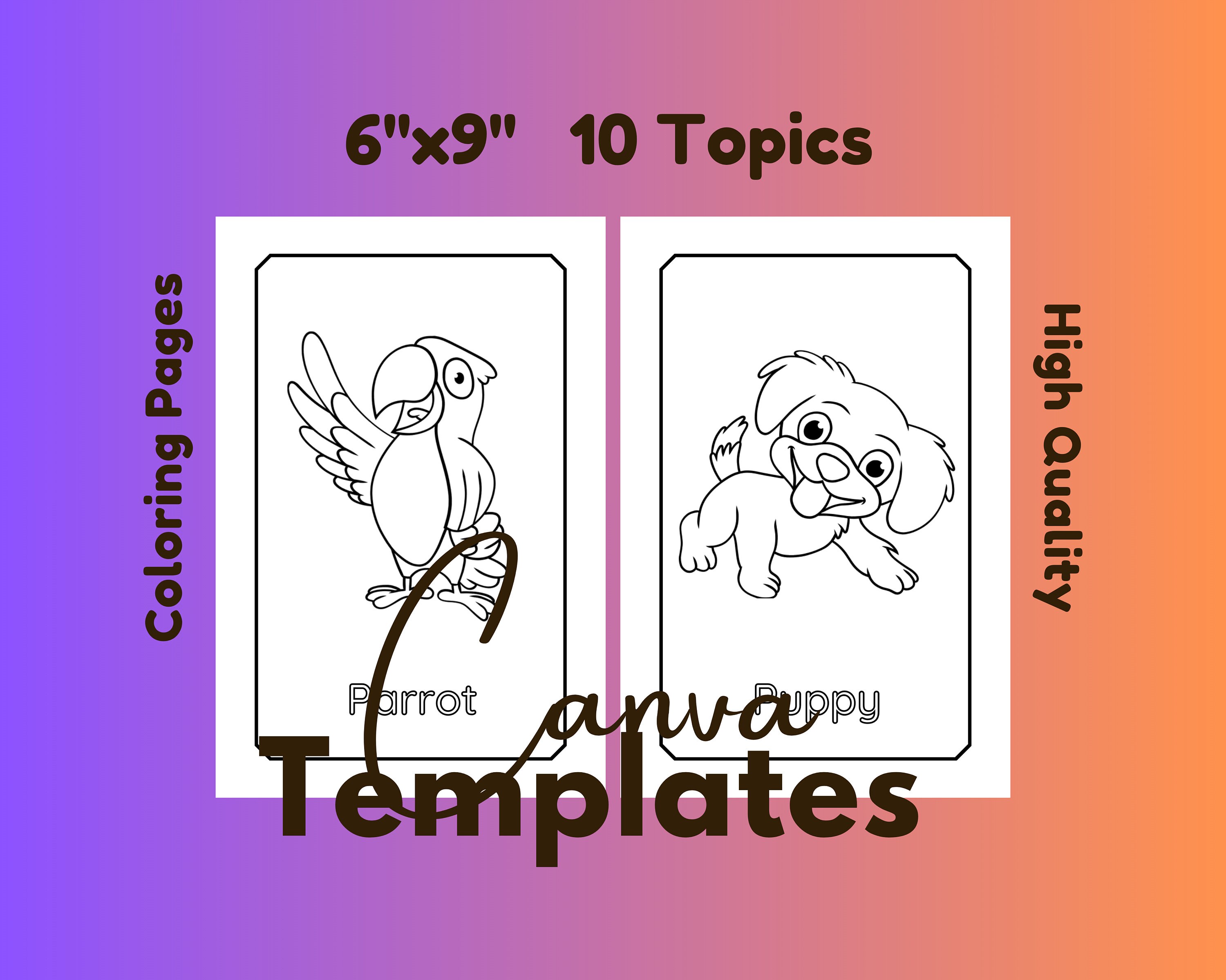 The Mega Design Bundle Coloring Pages Coloring Pages Bundle for Kids 6 ...