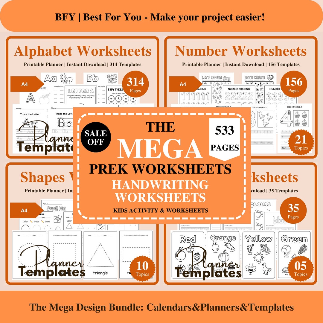 The Mega Design Bundle: Preschool Curriculum, Preschool Activities ...