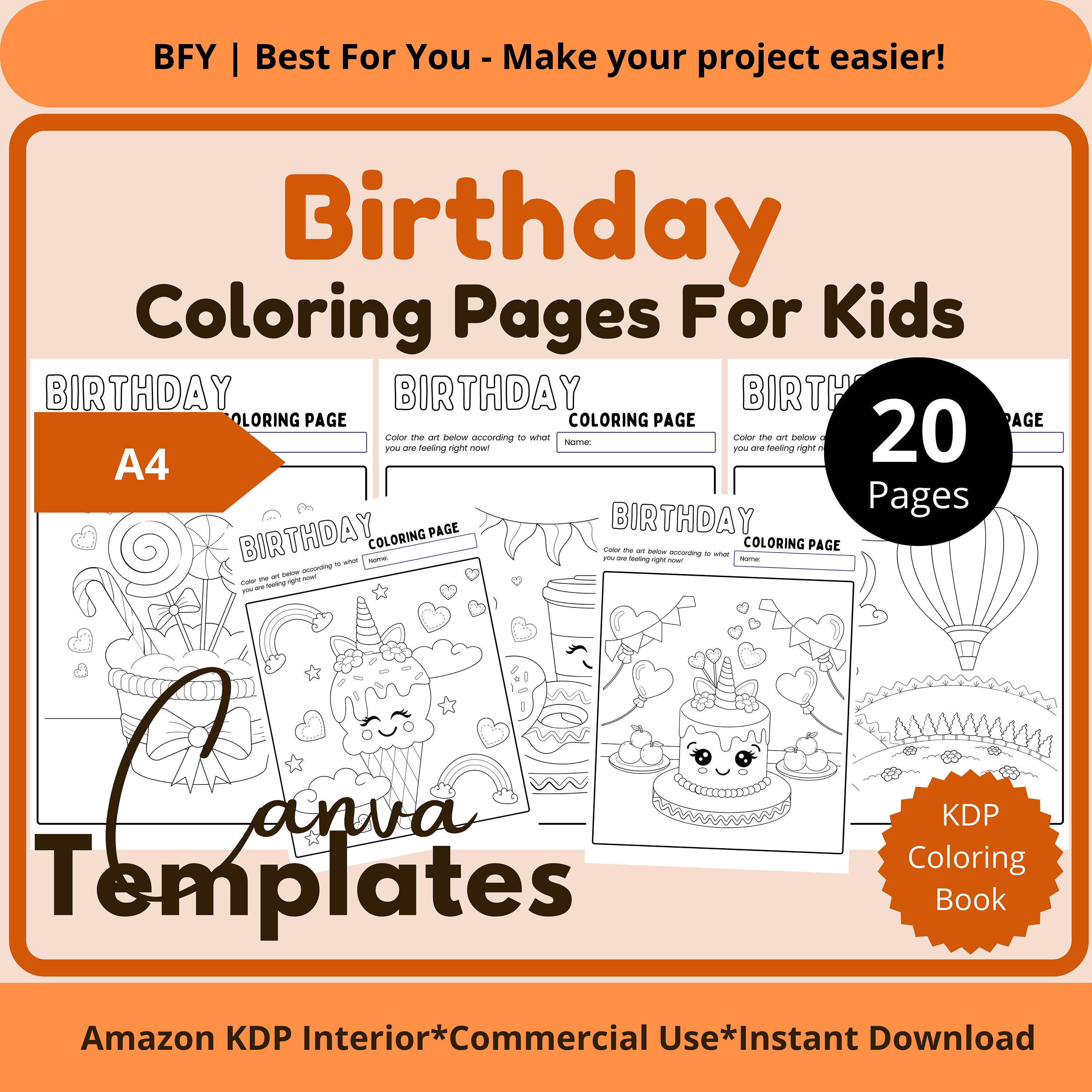 20 Happy Birthday Coloring, Cake Coloring Pages Printable Coloring ...