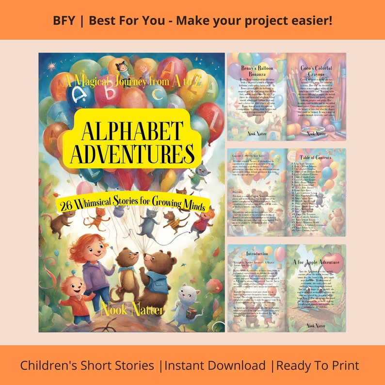 Alphabet Adventures: A Magical Journey From A to Z Short - Etsy