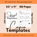 2 Food Experience Journal Amazon KDP Interior Template 6''x9'' 8.5x11 ...
