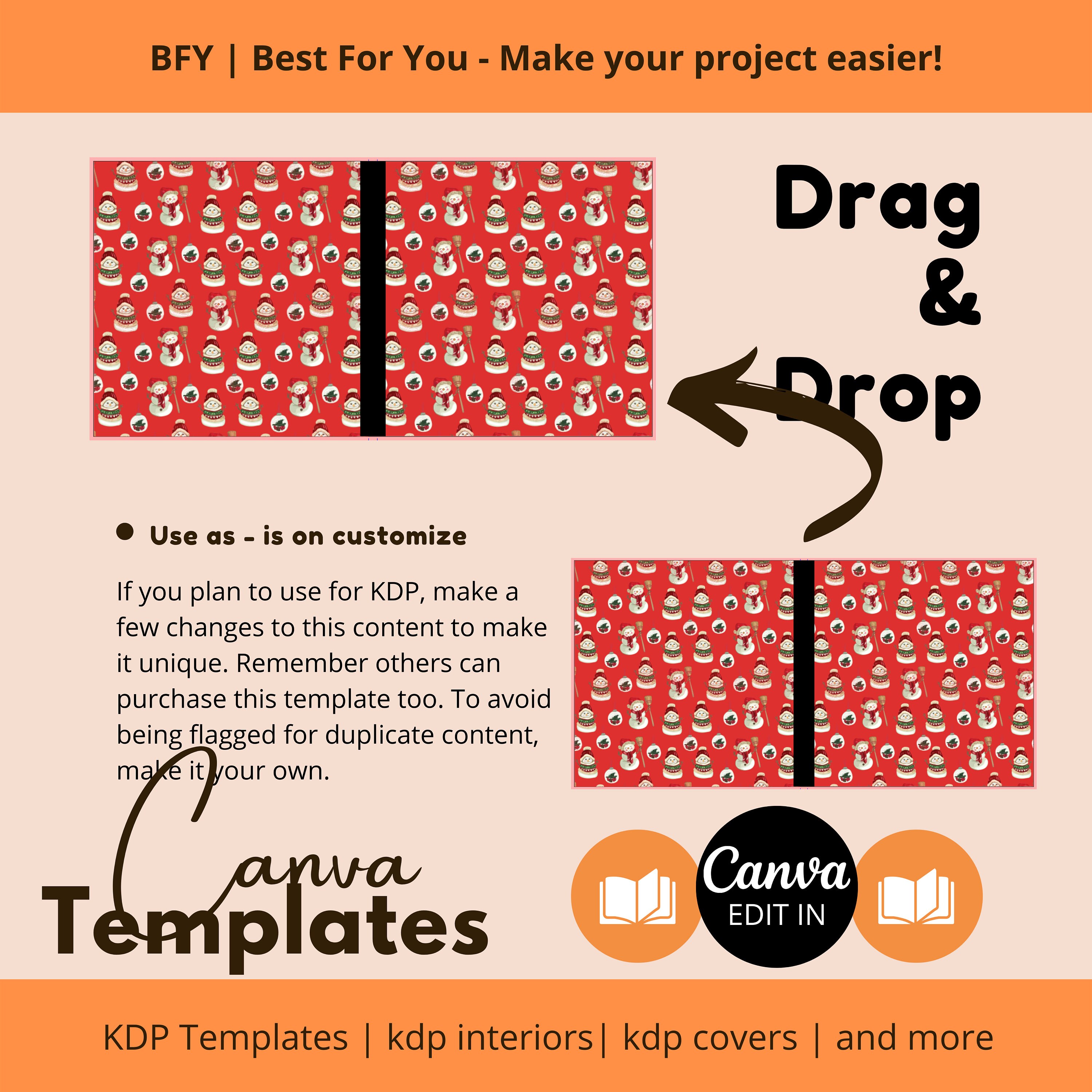 25 Christmas Book Cover Template KDP High Quality Book Cover Bundle 8 ...