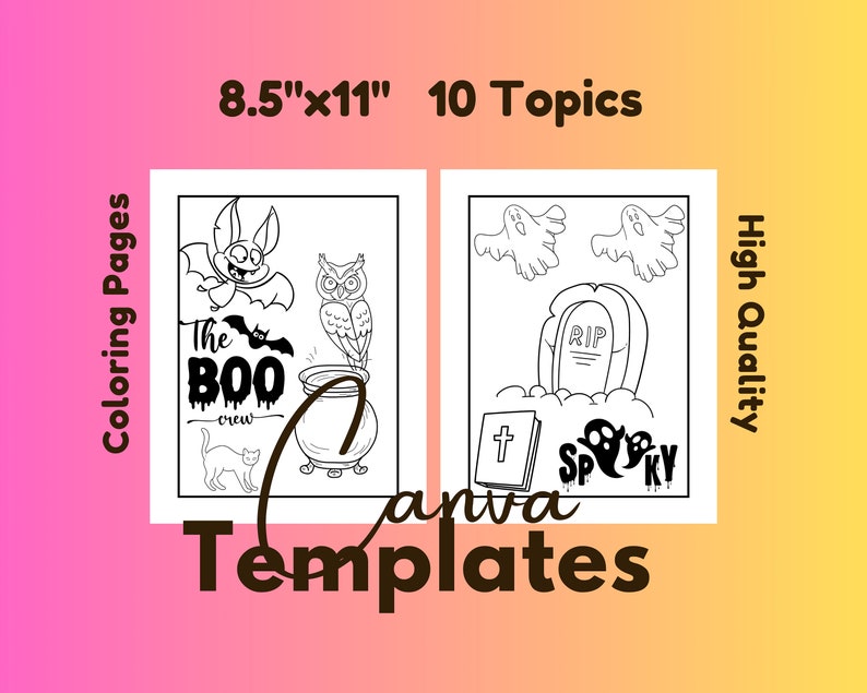 The Mega Design Bundle Coloring Pages Coloring Book 8.5''x11'' 10 ...