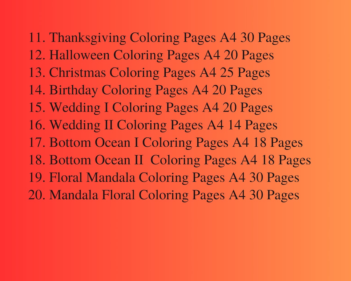 The Whole Shop Design Bundle Coloring Pages Printable Coloring Book ...