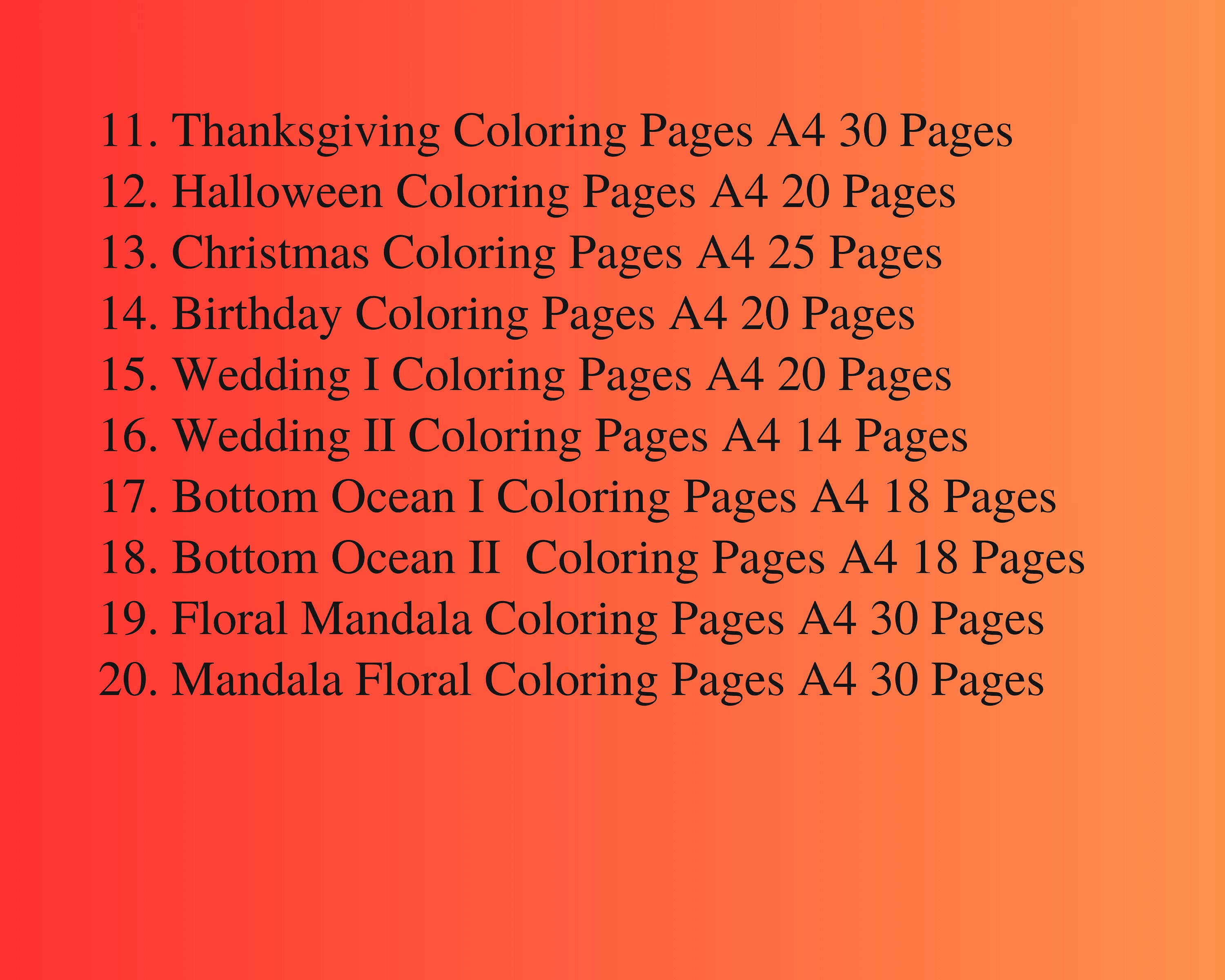 The Whole Shop Design Bundle Coloring Pages Printable Coloring Book ...