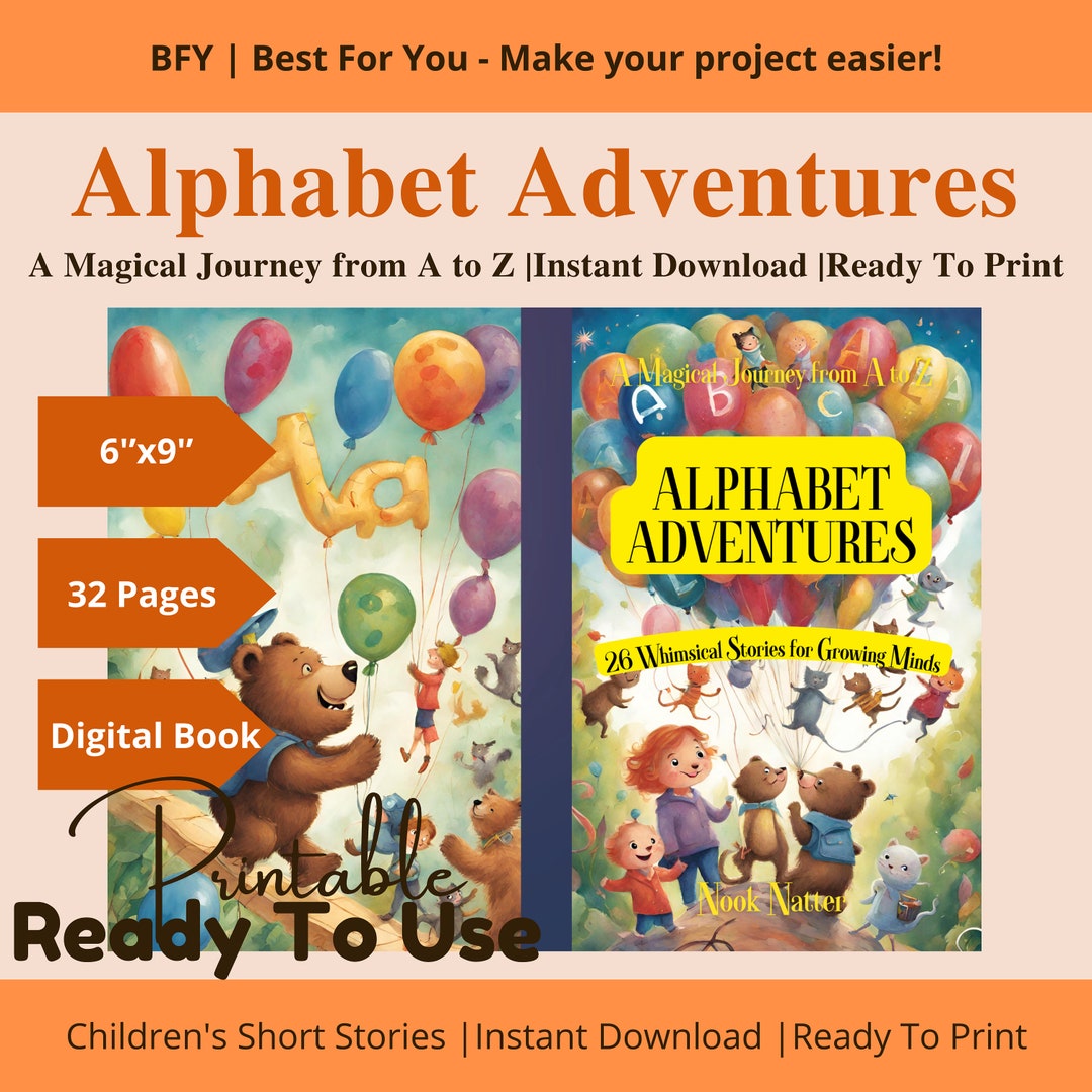 Alphabet Adventures: A Magical Journey From A to Z Short - Etsy