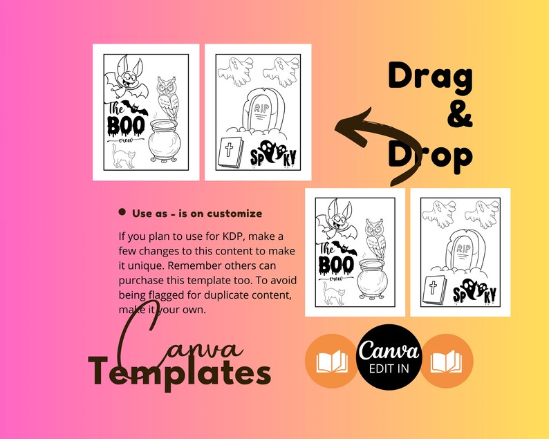 The Mega Design Bundle Coloring Pages Coloring Book 8.5''x11'' 10 ...
