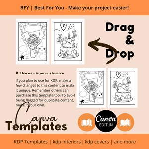 Happy Birthday Coloring Pages Printable Holiday Coloring Book 8.5x11 60 ...