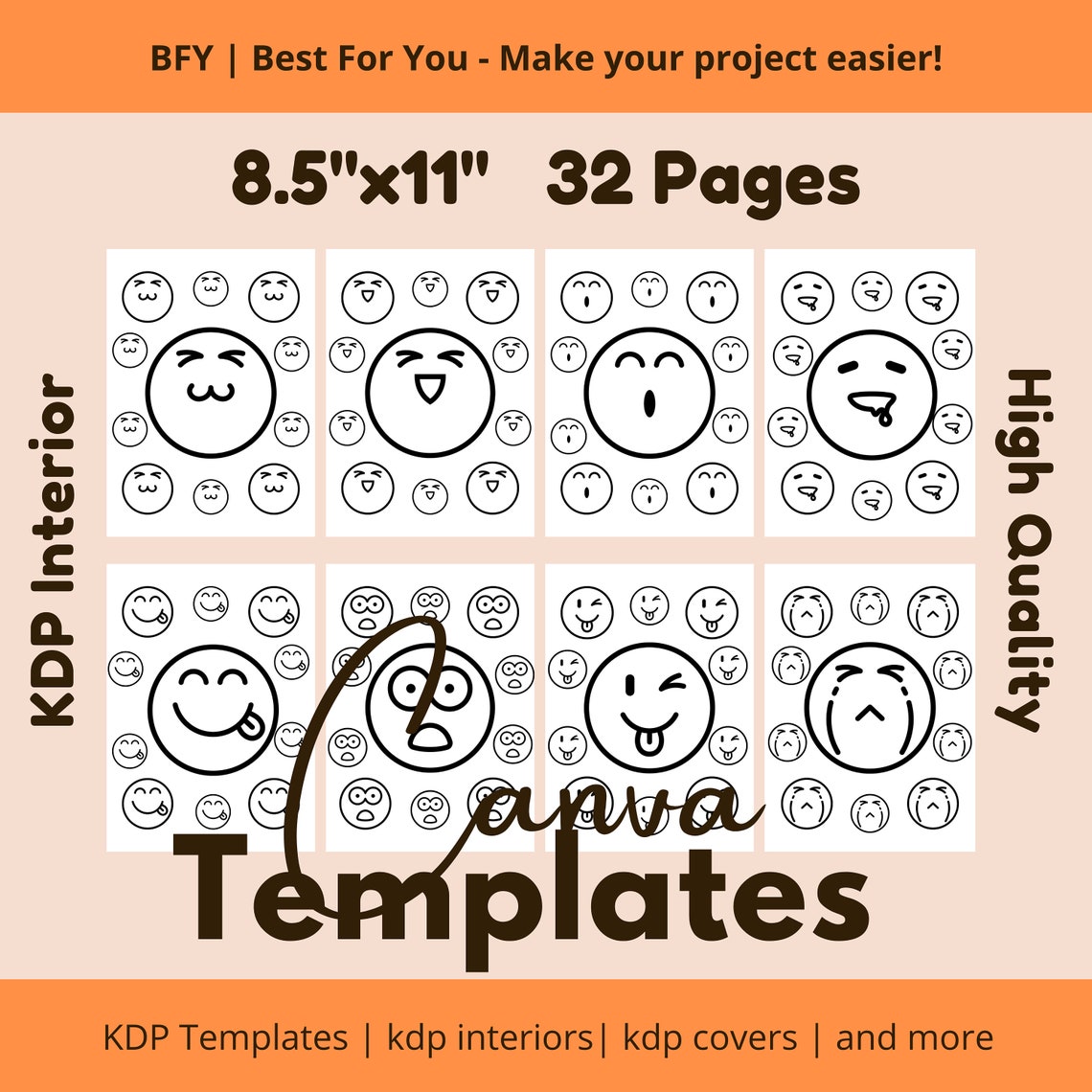 Printable Emotion Coloring Pages for Kids Toddler Coloring - Etsy