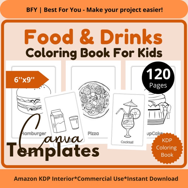 Food Coloring Book - Etsy