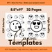 Printable Emotion Coloring Pages for Kids Toddler Coloring - Etsy
