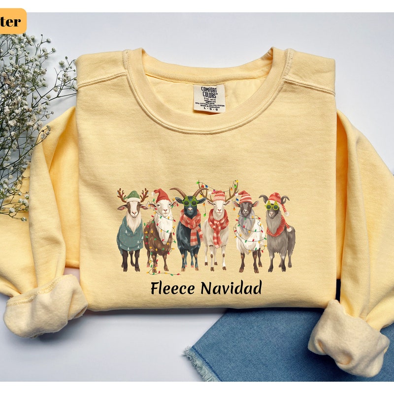 Fleece Navidad Sweater - Etsy