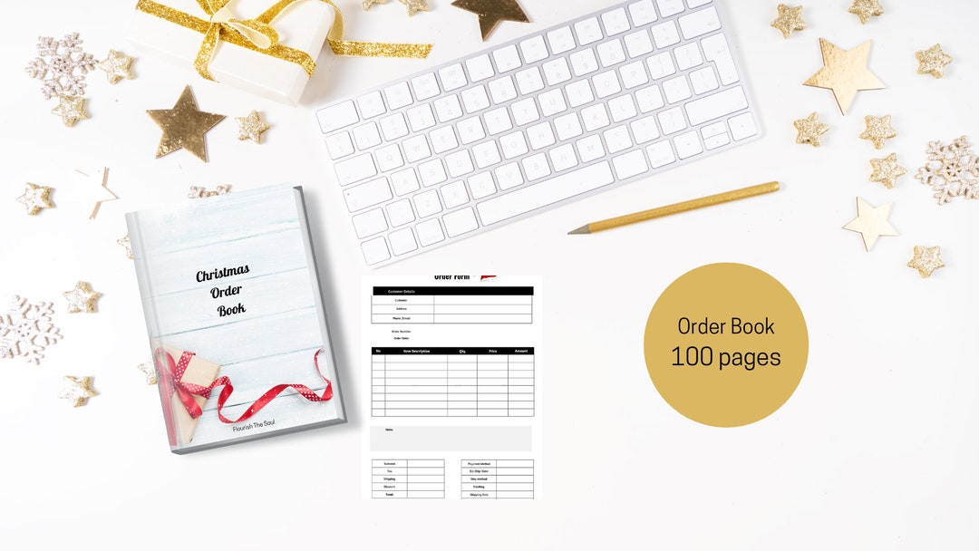 Business Christmas Order Form Book - Etsy