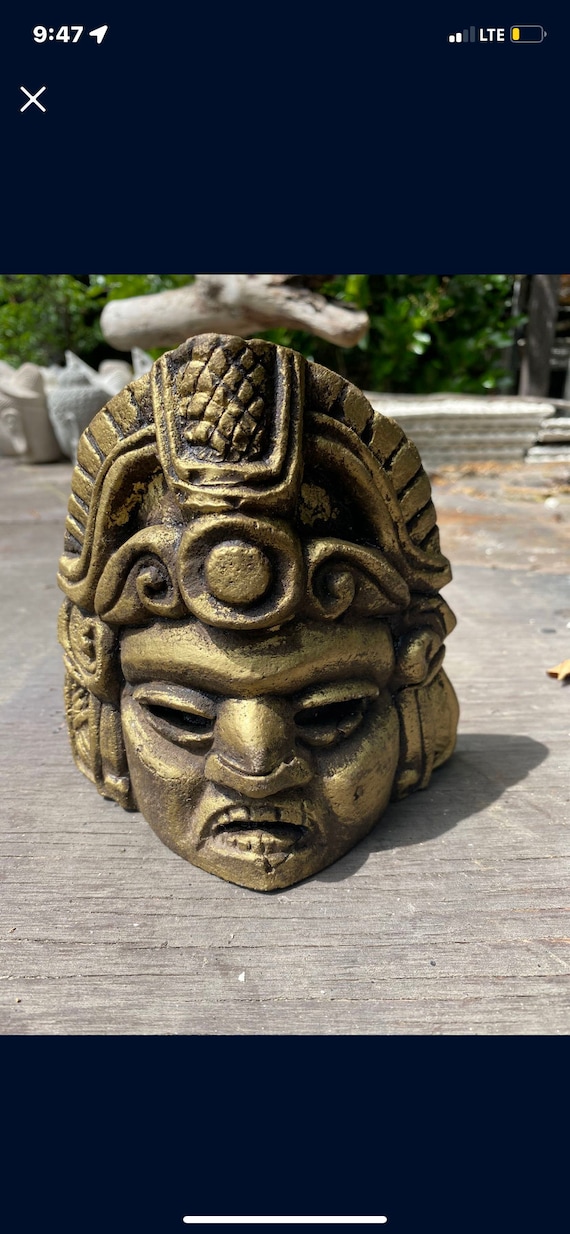 Aztec Warrior Head