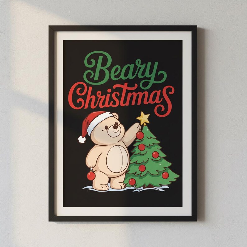 Beary Christmas Teddy Bear - Etsy