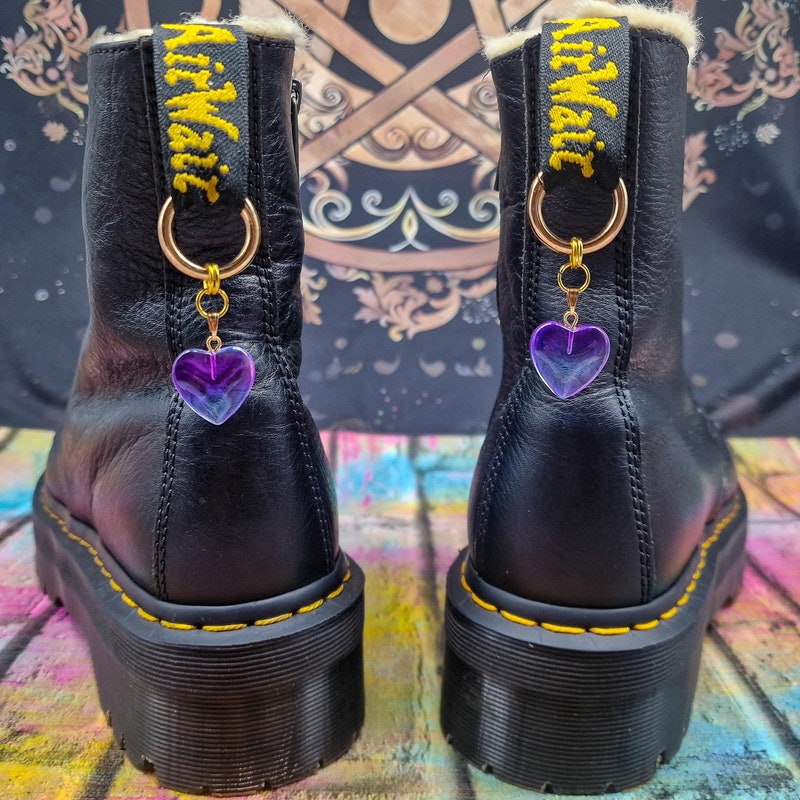 Purple Doc Marten Charms - Etsy