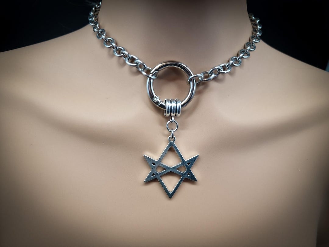 Bring Me the Horizon Unicursal Hexagram Chunky Stainless Steel O-ring ...