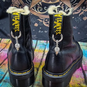 Gothic Alt Plague Doctor Mask Raven Dr Marten Boot Charms Witchy Gift ...