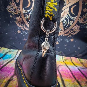 Gothic Alt Plague Doctor Mask Raven Dr Marten Boot Charms Witchy Gift ...