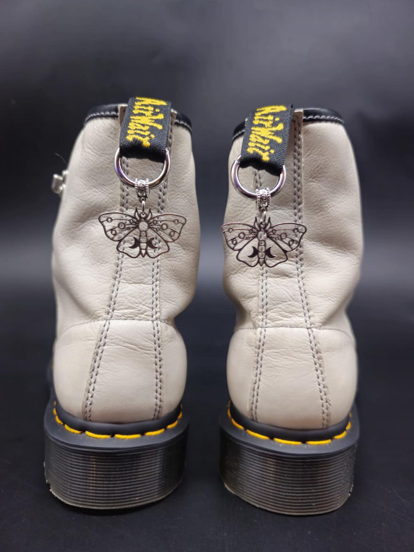 Luna Moth Boot Charms Doc Martens Butterfly Boot Charms Silver Pendants ...