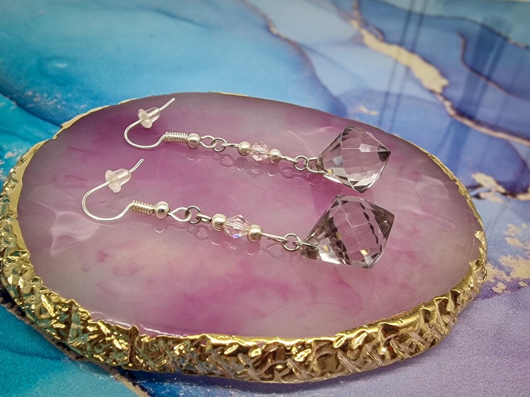 Final Fantasy Inspired Aetheryte Crystal Earrings Mothercrystal ...