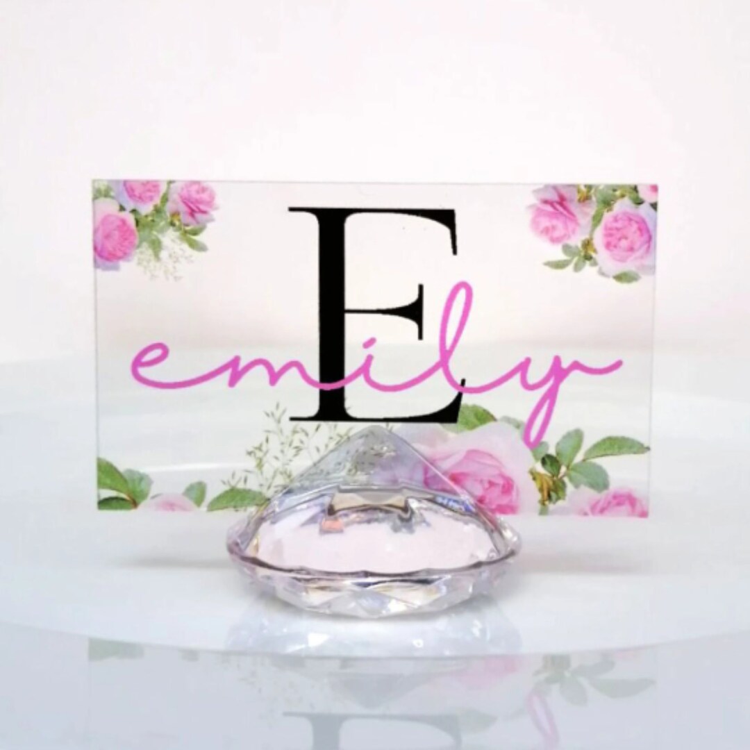 Custom Acrylic Wedding Initials, Personalized Monogram Letters on ...