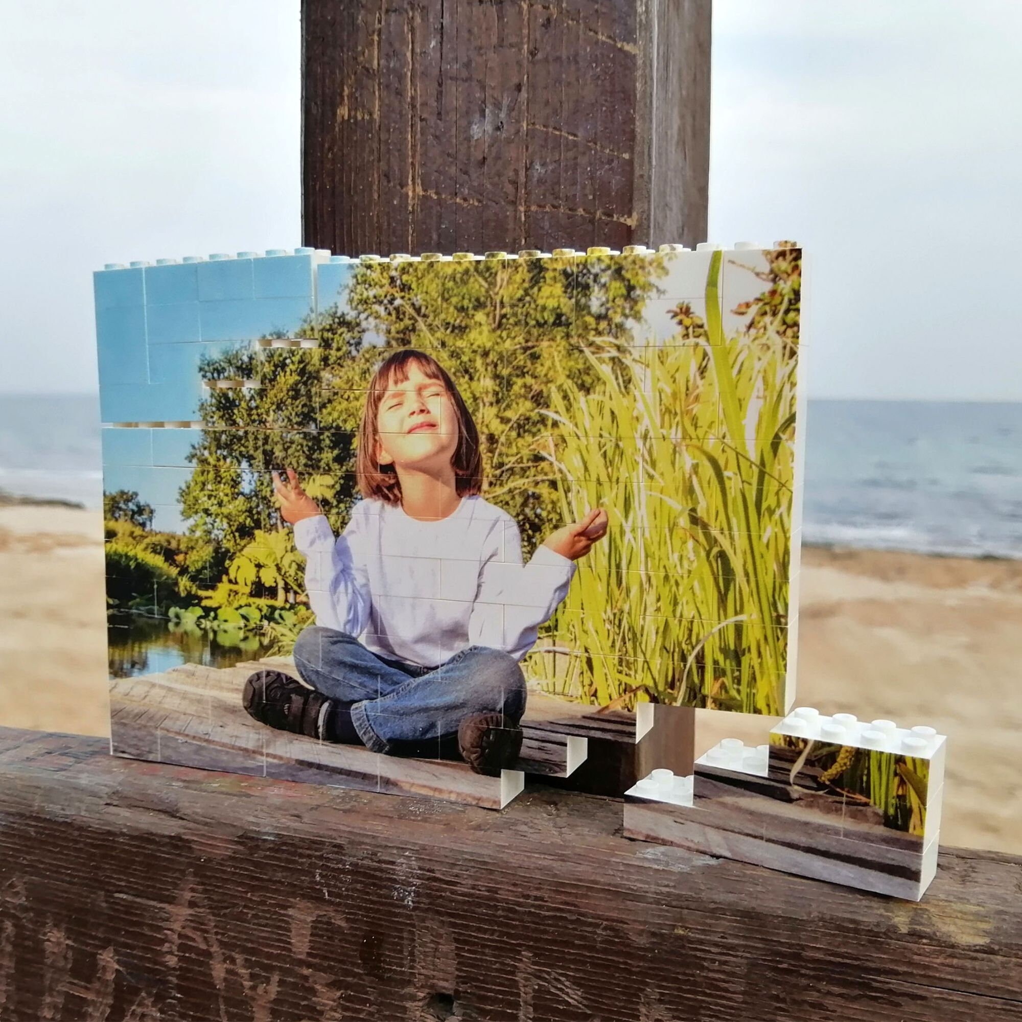 Personalized Brick Portrait Photograph Brick Puzzles Custom - Etsy